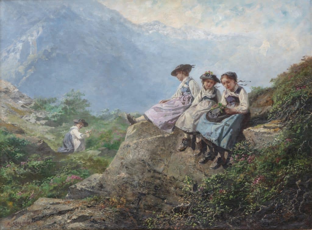 Junge Mädchen in den Bergen - Galantica Collection