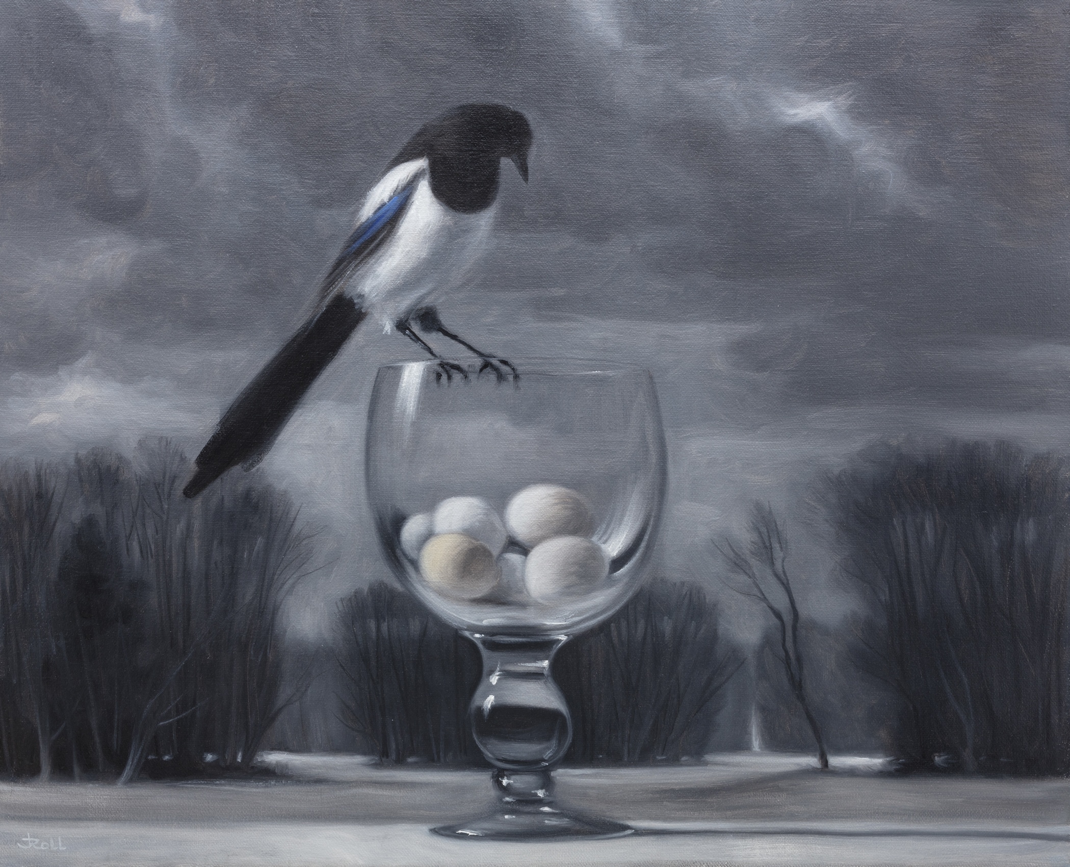 Der Vogel auf dem Glas - Galantica Collection